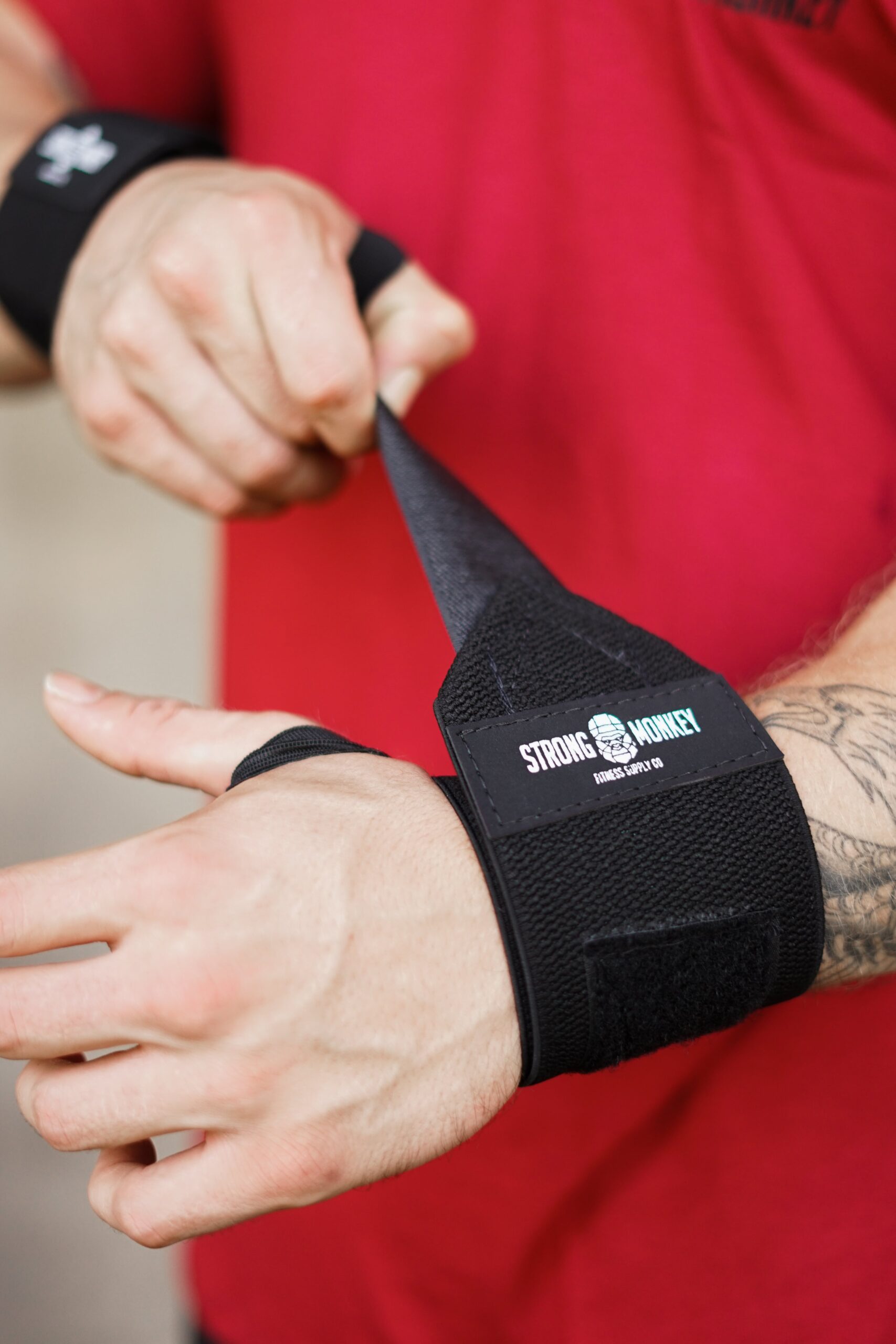 Munhequeira Elástica Strong Monkey - All Black - Strong Monkey